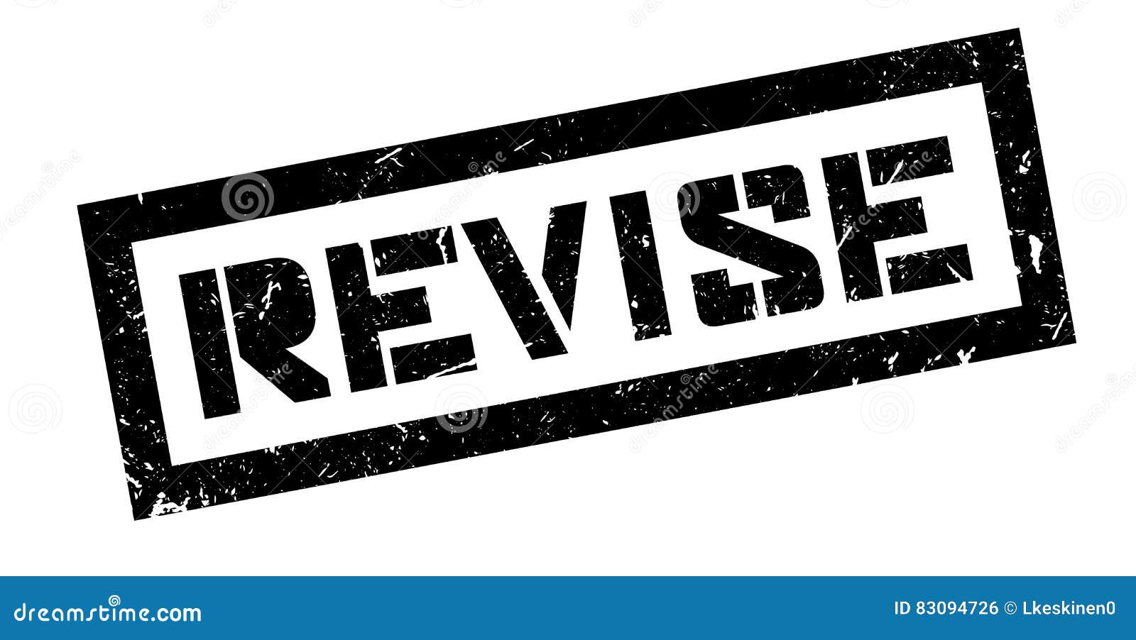 Revise Rubber Stamp Stock Photo | CartoonDealer.com #83095002