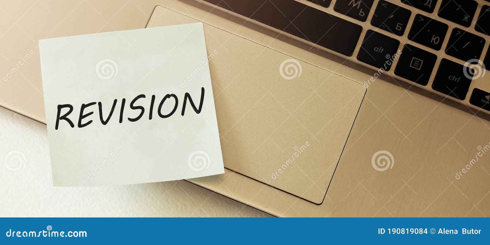 REVISION. Blank Paper Out of a Laptop Screen, Isolated on White ...