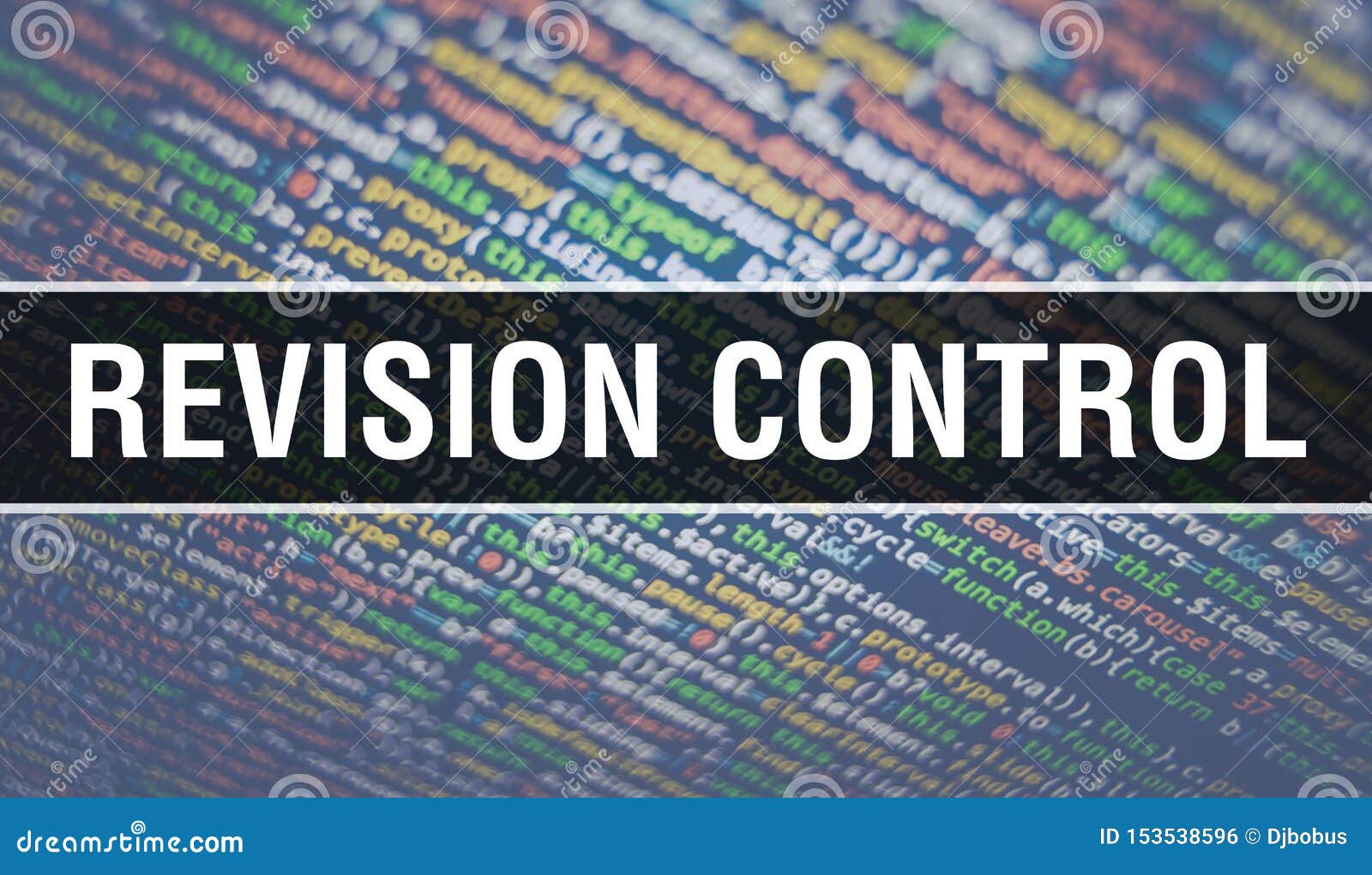 Revision Control Text Written on Programming Code Abstract Technology ... Revision Control Text Written on Programming Code Abstract Technology ...
