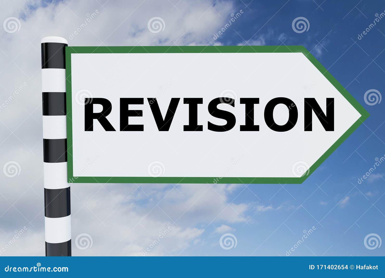 REVISION - Modification Concept Stock Illustration - Illustration of ...