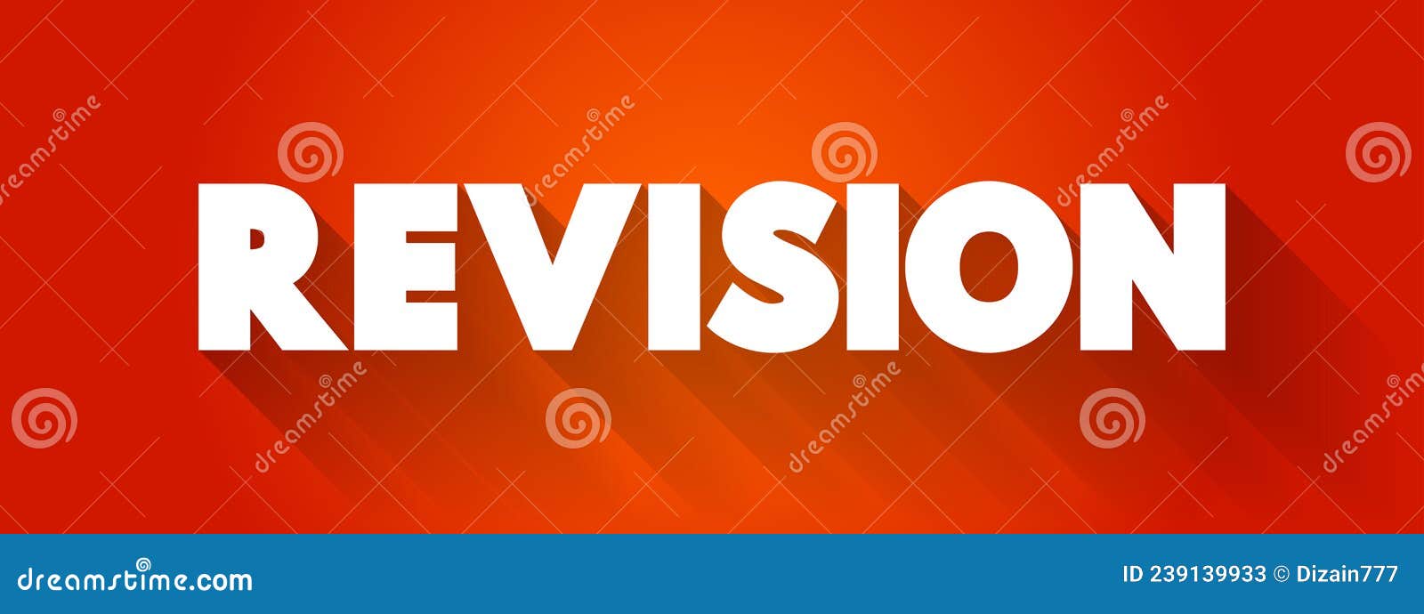 Revision Text, Education Concept Background Stock Illustration ...