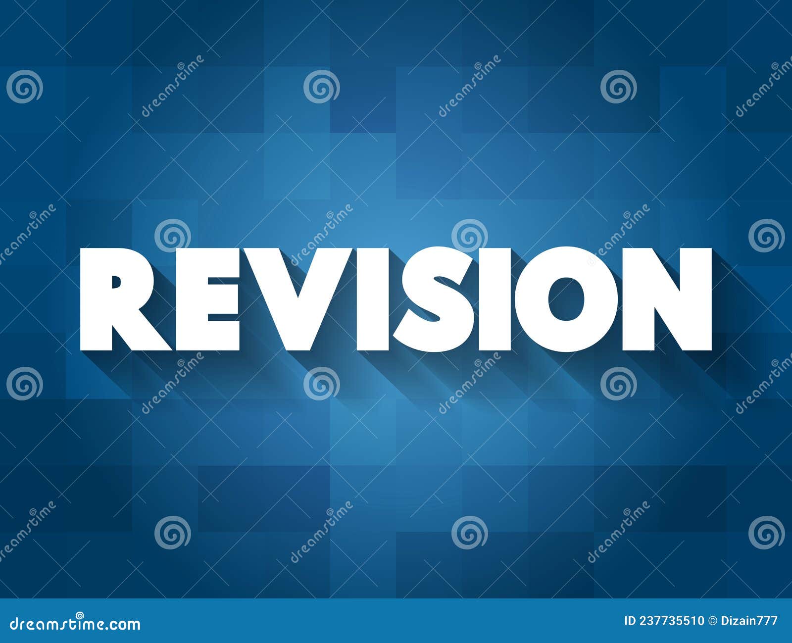 Revision Text On Notepad, Education Concept Background Stock ...