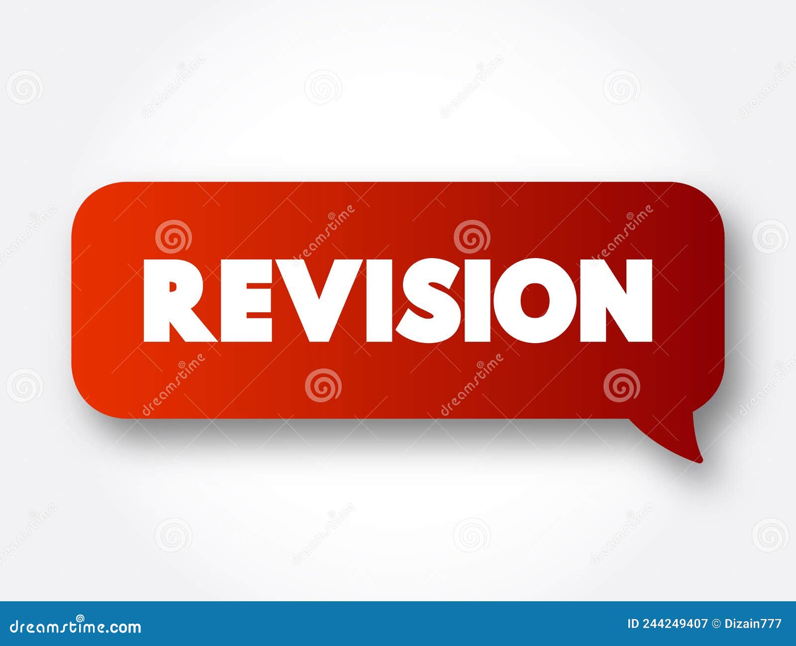 Revision Text On Notepad, Education Concept Background Stock ...