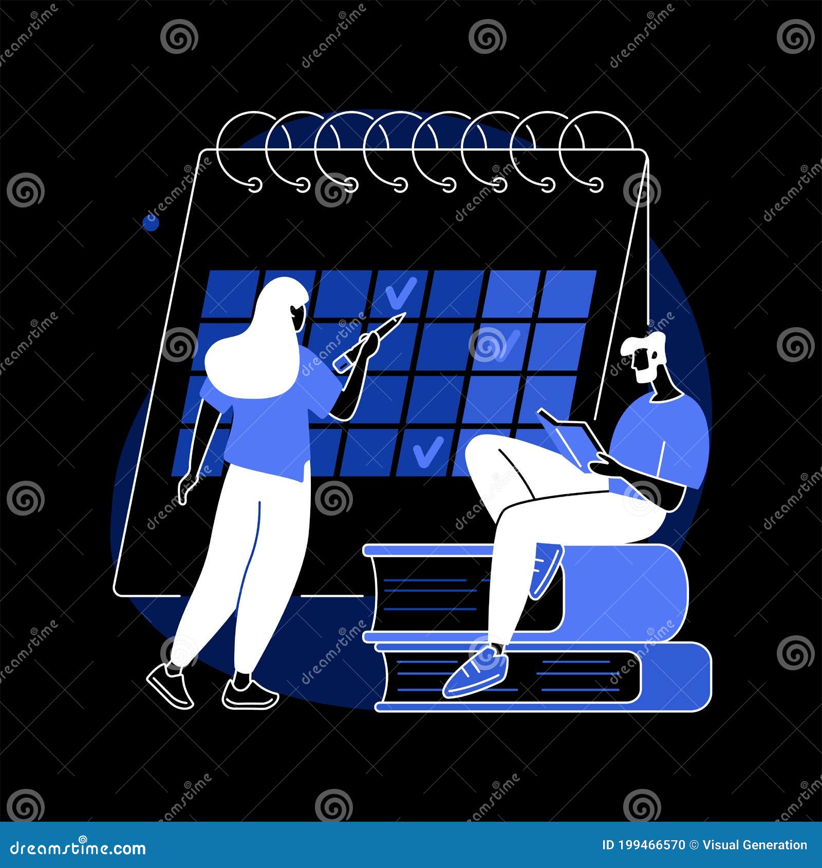 Revision Vector Icon Isolated On White Background. Outline, Thin Line ...