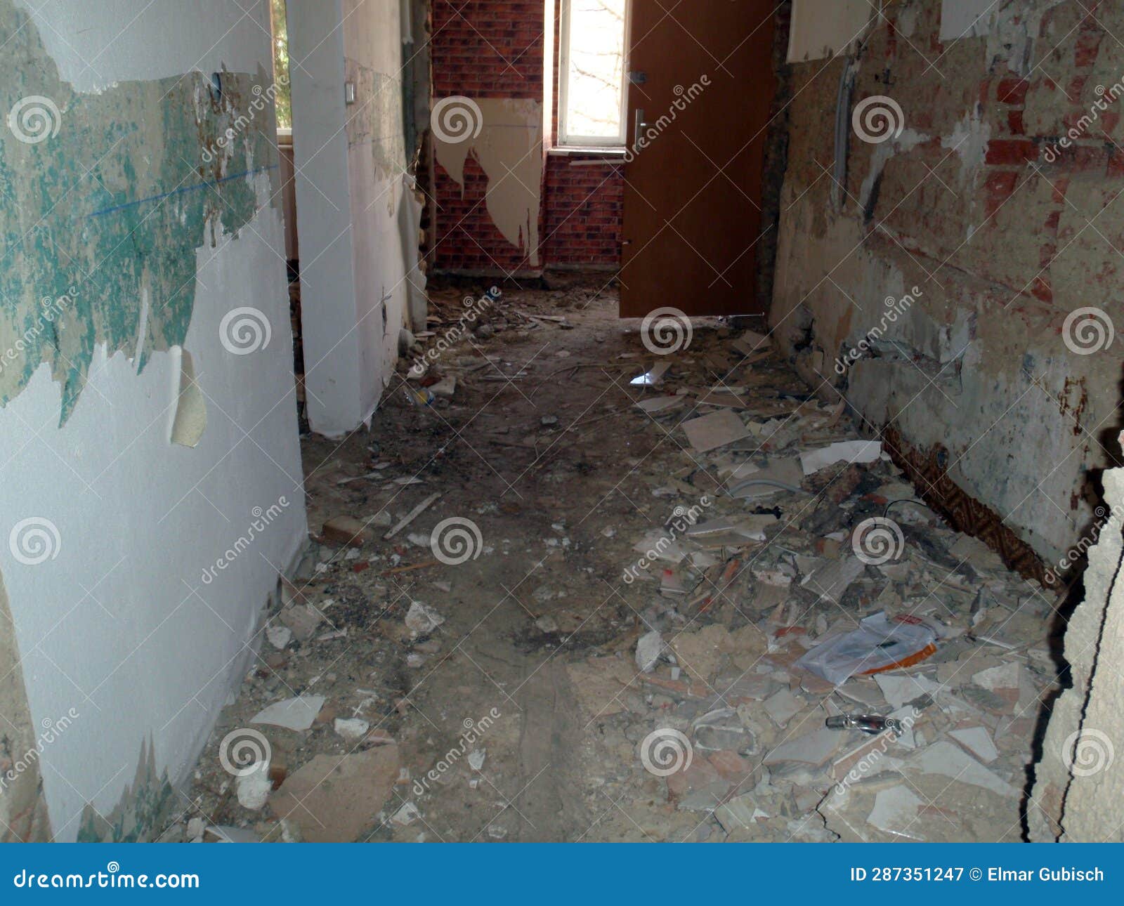 Revitalization of the Interior of a Building Stock Image - Image of ...