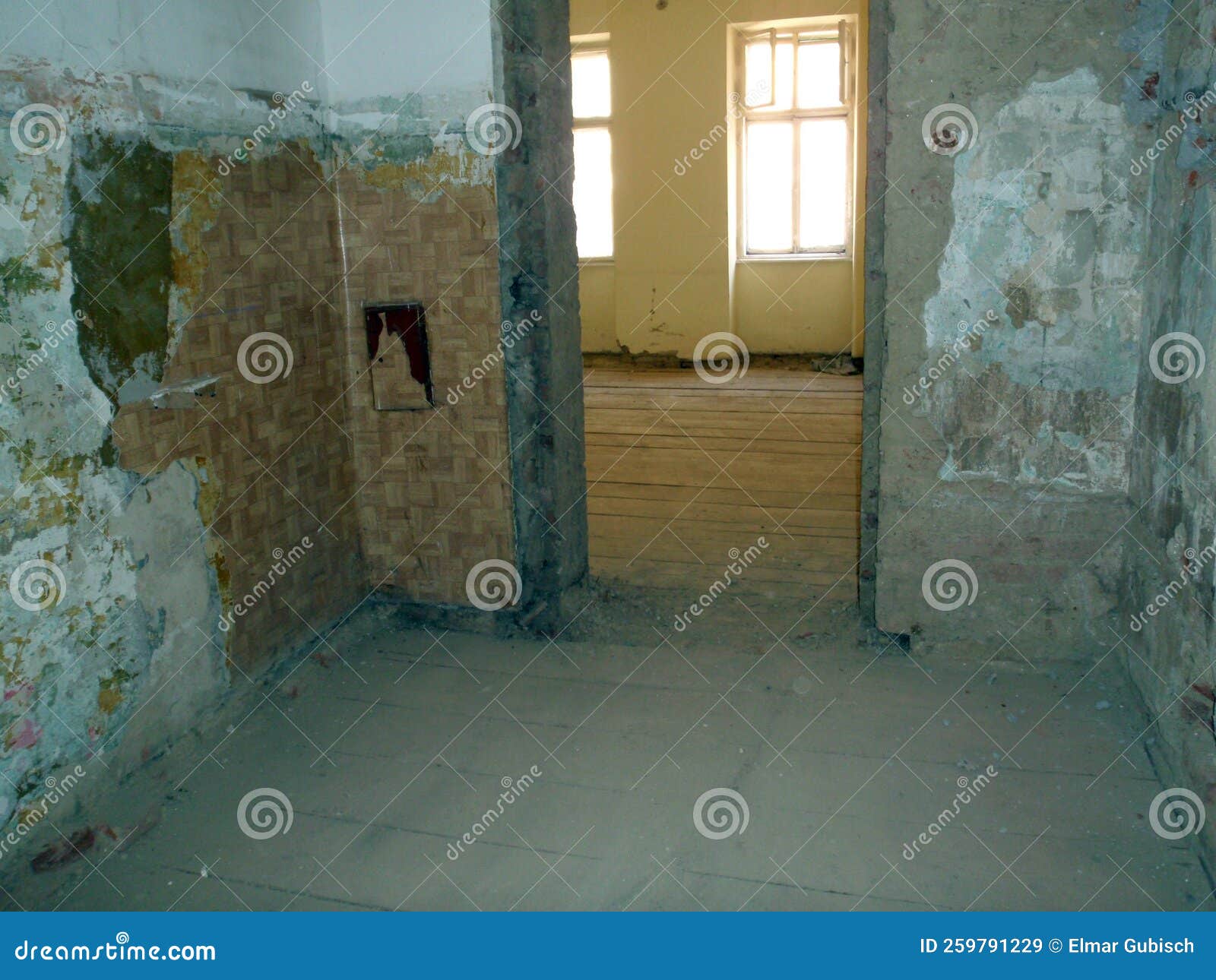 Revitalization of the Interior of a Building Stock Image - Image of ...