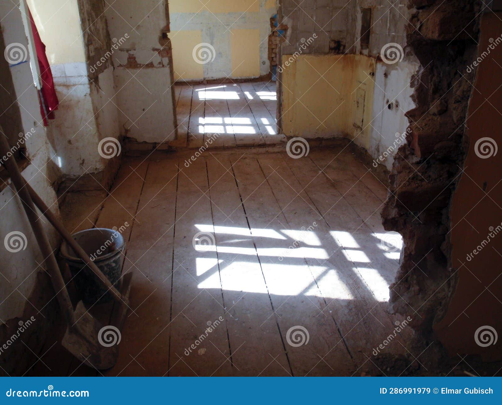 Revitalization of the Interior of a Building Stock Image - Image of ...