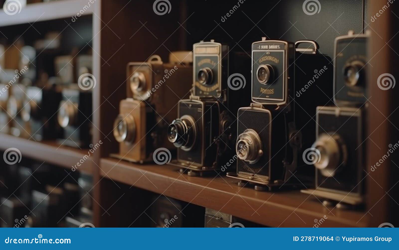 Reviving Nostalgia an Antique Camera Collection in Modern Still Life ...