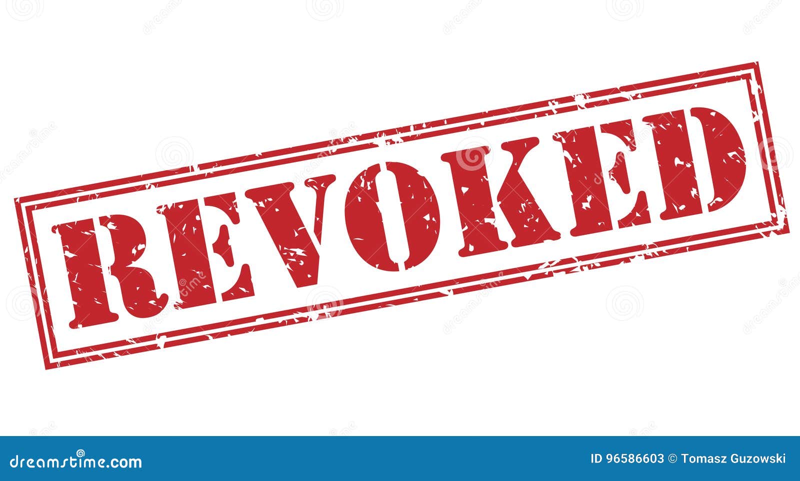 Revoked Sign Or Stamp Vector Illustration | CartoonDealer.com #140196260