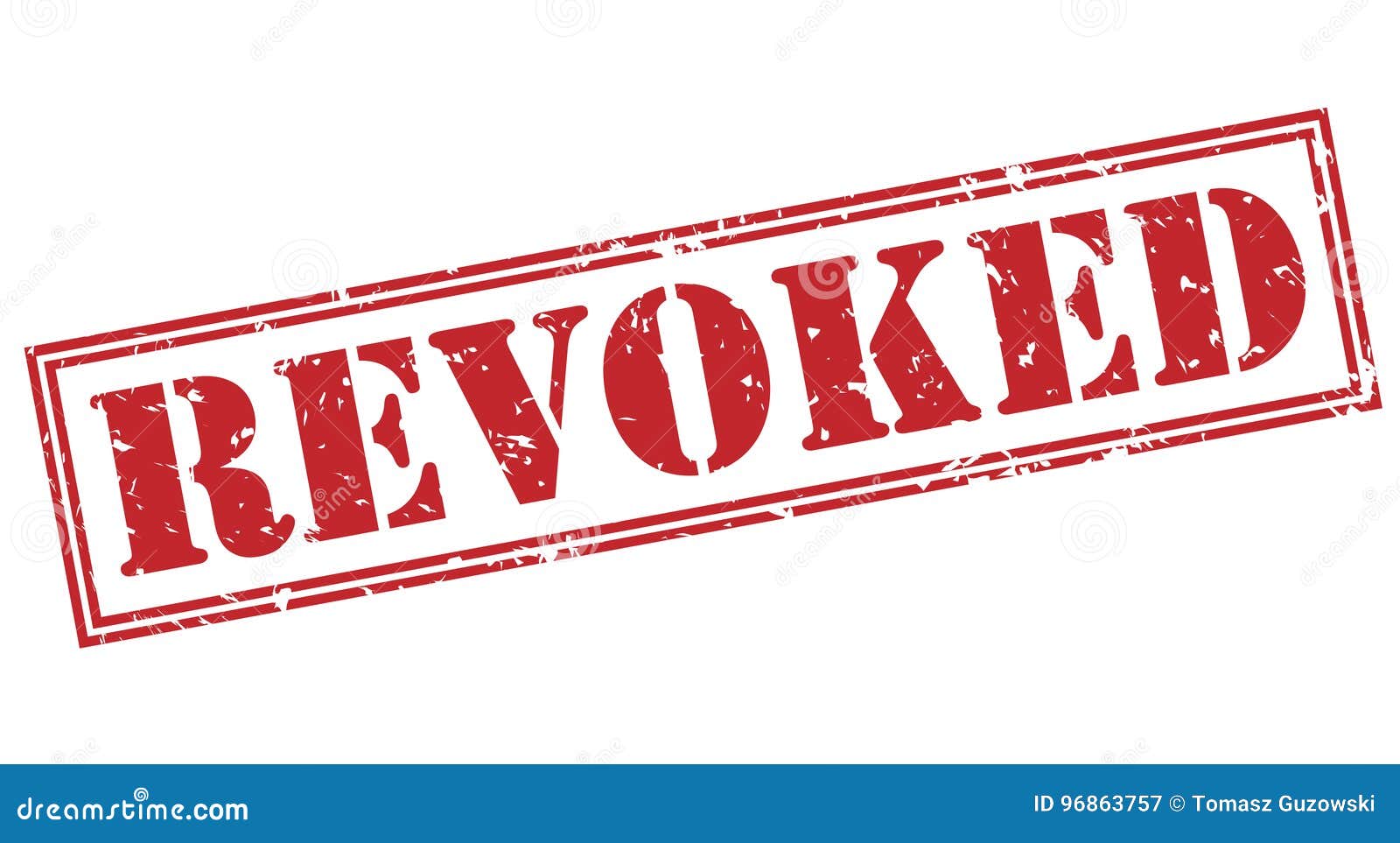 Revoked Red Stamp Royalty-Free Stock Photography | CartoonDealer.com ...