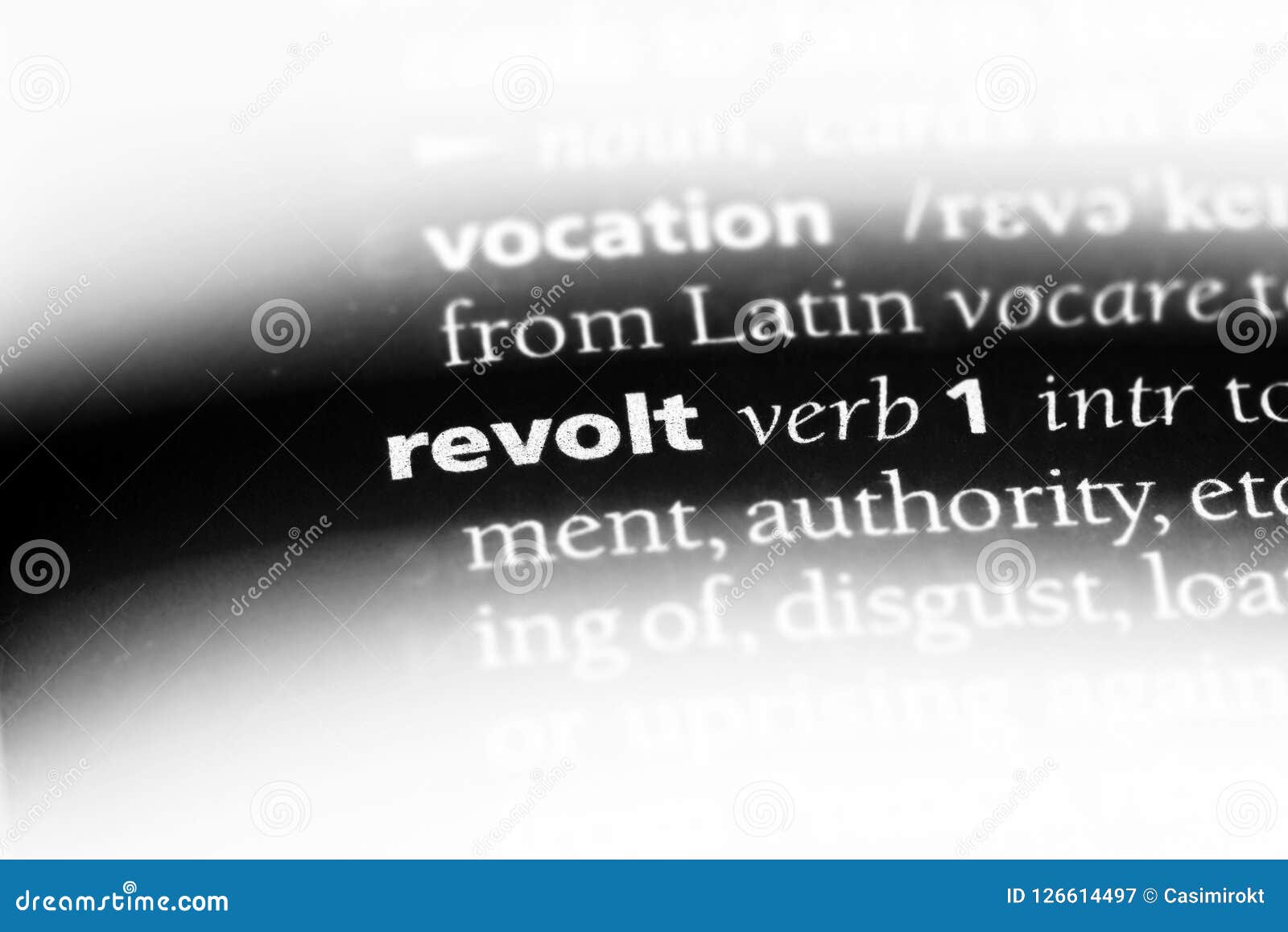 Revolt stock image. Image of concept, dictionary, info - 126614497