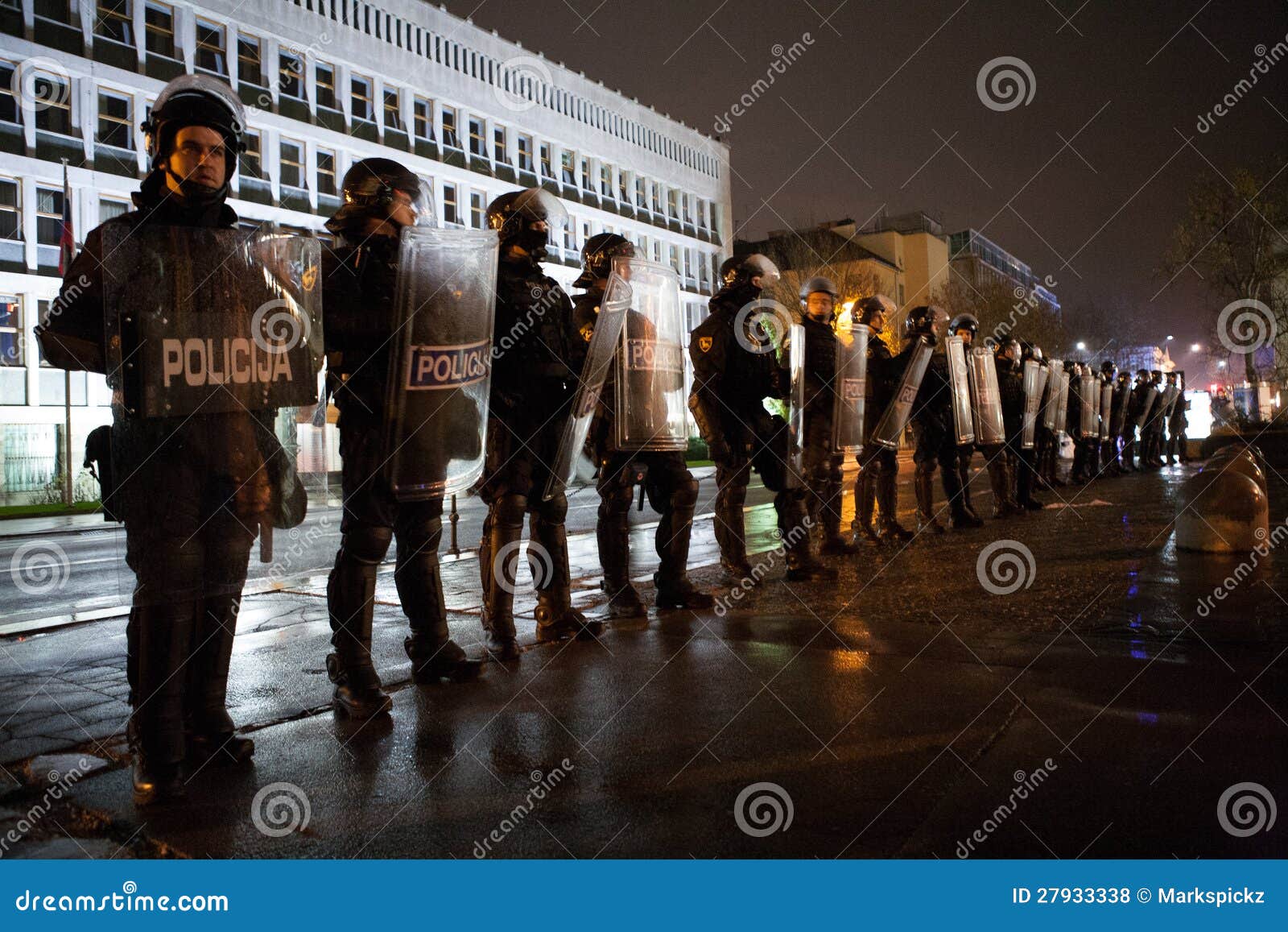 Revolt in Slovenia editorial stock photo. Image of revolution - 27933338