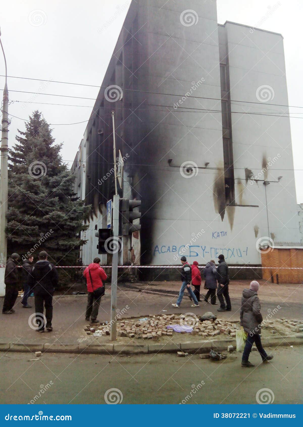 Revolutie in Khmelnytsky. De Oekraïne Redactionele Foto - Image of ...