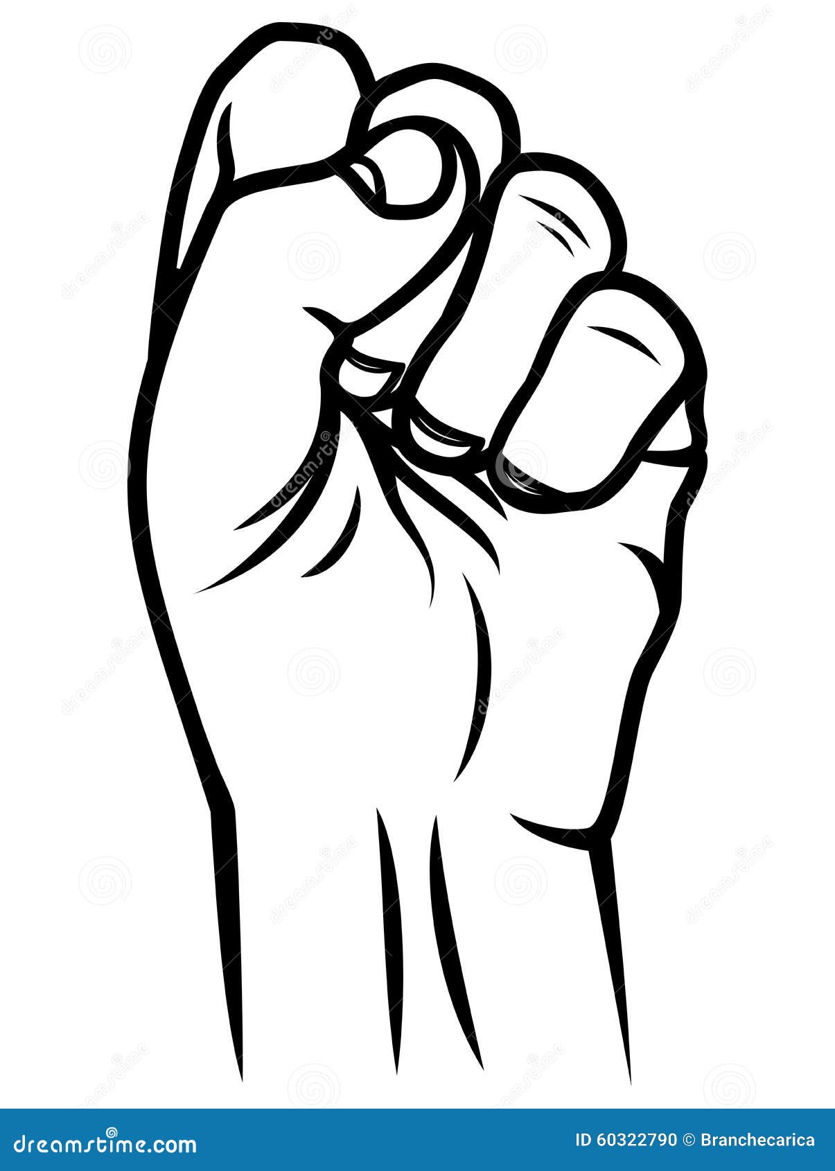 Revolution fist stock illustration. Illustration of pain - 60322790