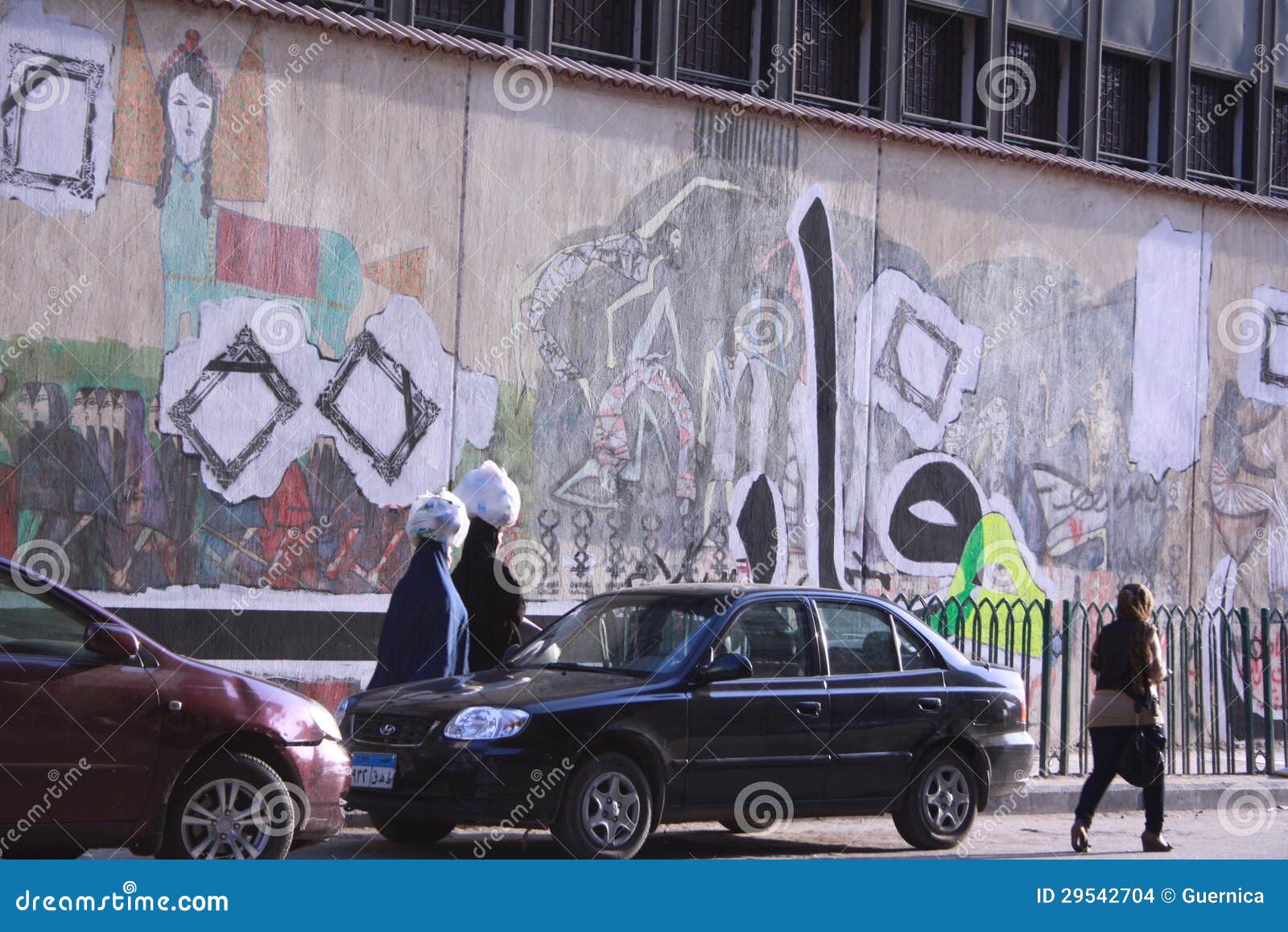 Revolution Graffiti editorial stock image. Image of arabic - 29542704