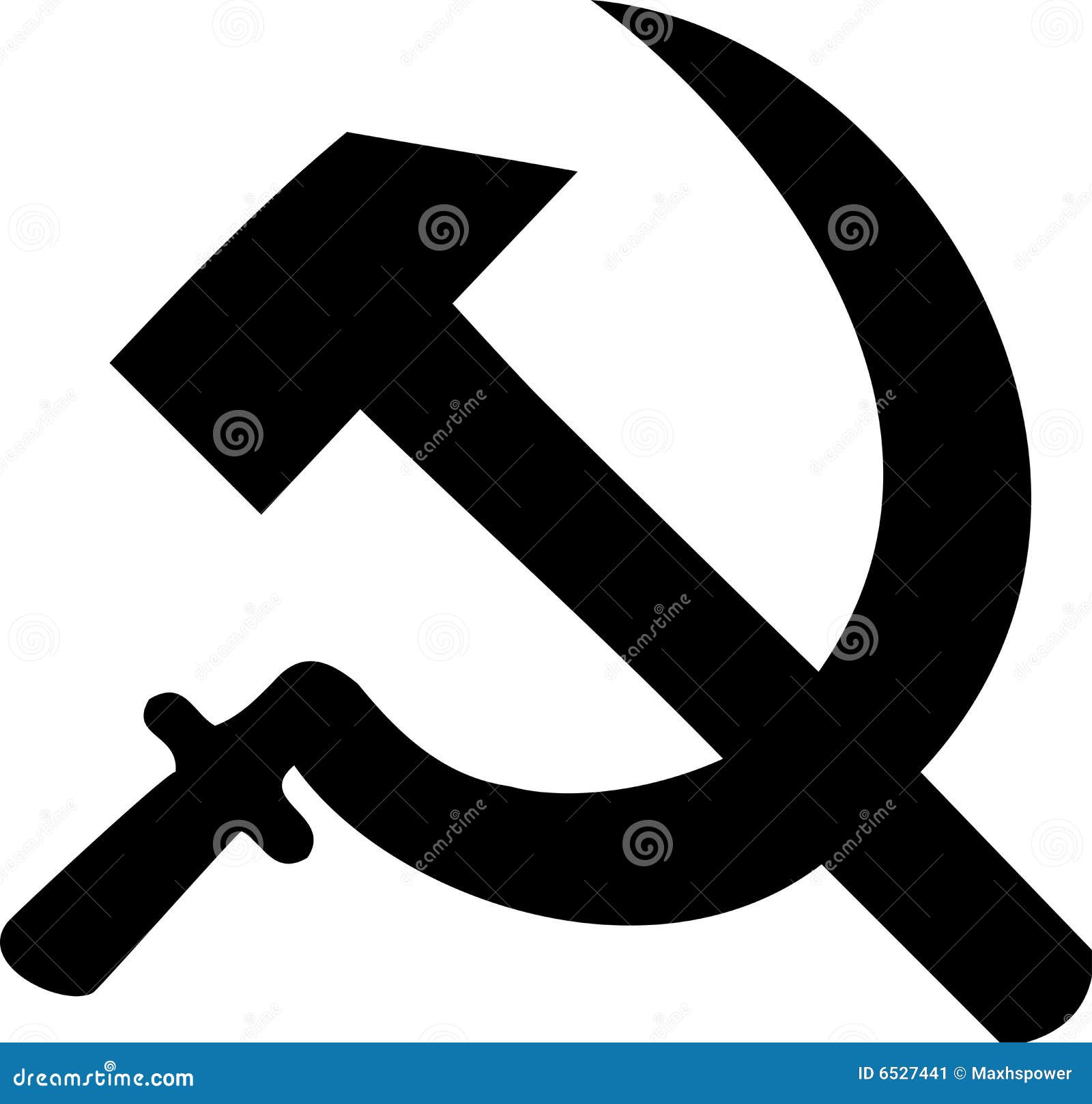 Revolution - Hammer and Sickel Stock Illustration - Illustration of ...