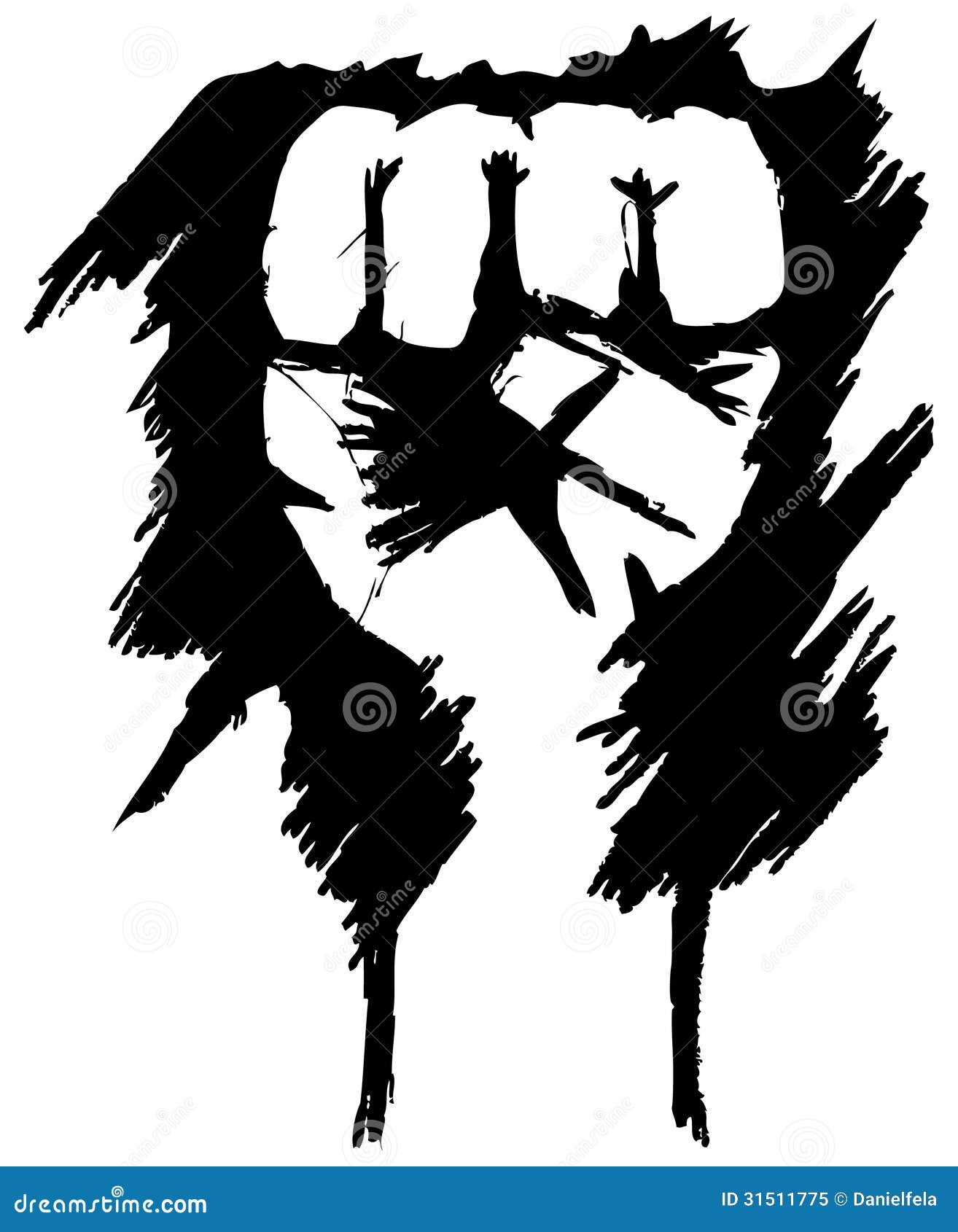 Revolution hand stock vector. Illustration of fuel, ethnicity - 31511775