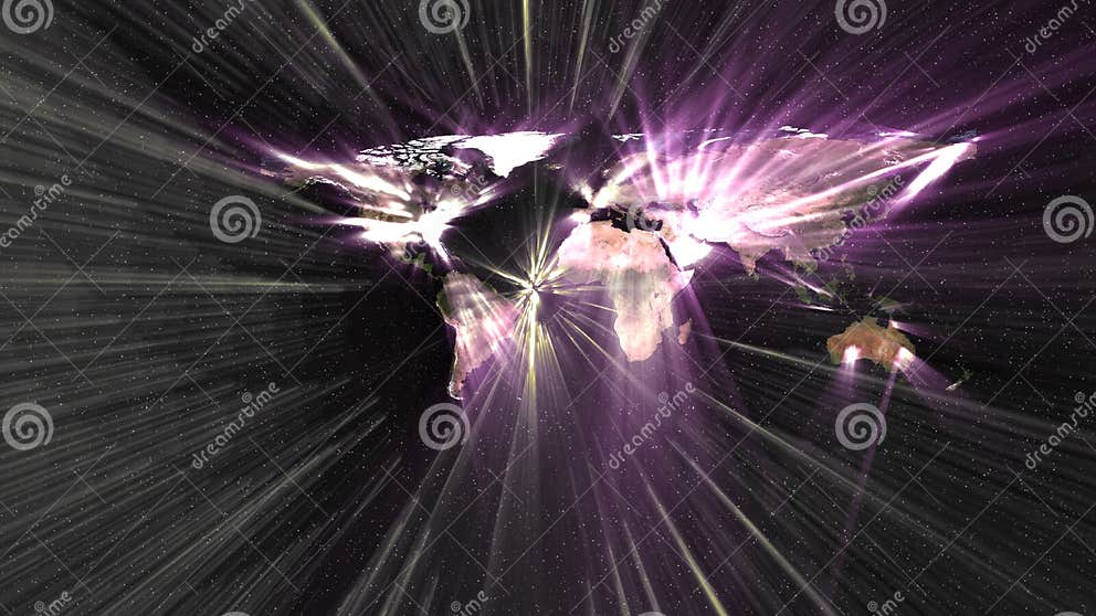 The Revolution of Information Technology Over World Stock Photo - Image ...