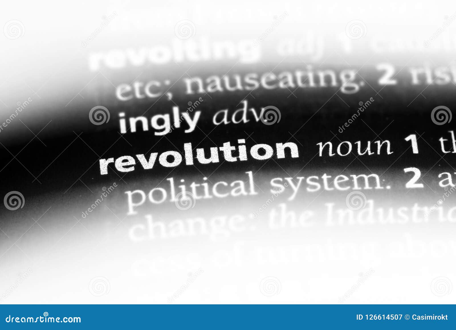 Revolution stock image. Image of idea, writing, closeup - 126614507