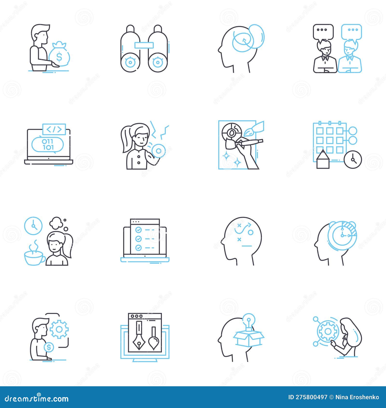 Revolutionary Markets Linear Icons Set. Innovation, Disruption ... Revolutionary Markets Linear Icons Set. Innovation, Disruption ...