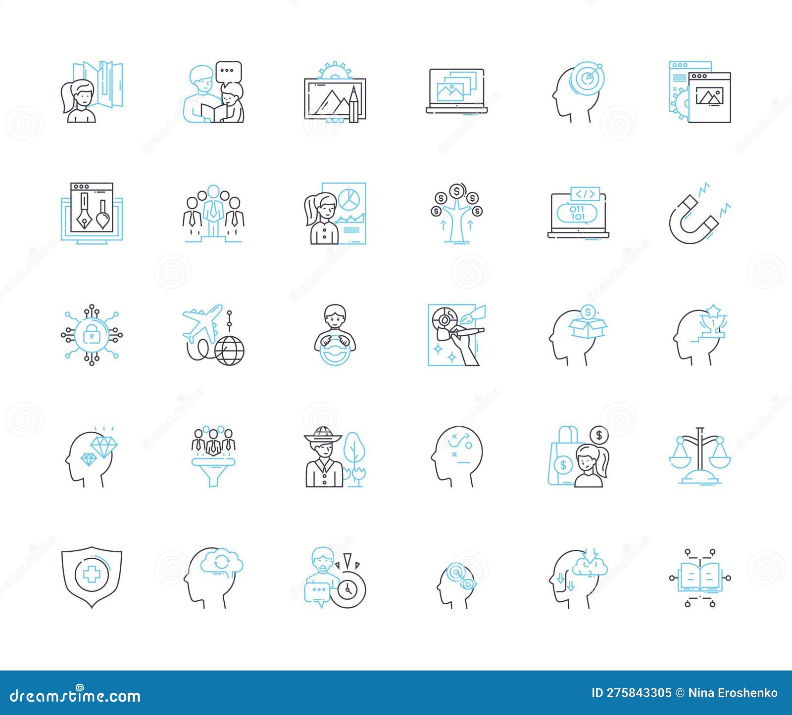 Revolutionary Markets Linear Icons Set. Innovation, Disruption ... Revolutionary Markets Linear Icons Set. Innovation, Disruption ...