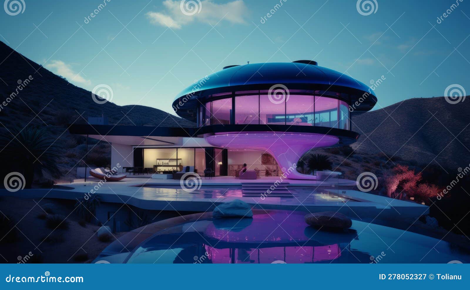 Revolutionary Solar-Powered Home: Luxury Meets Advanced Tech Stock ...