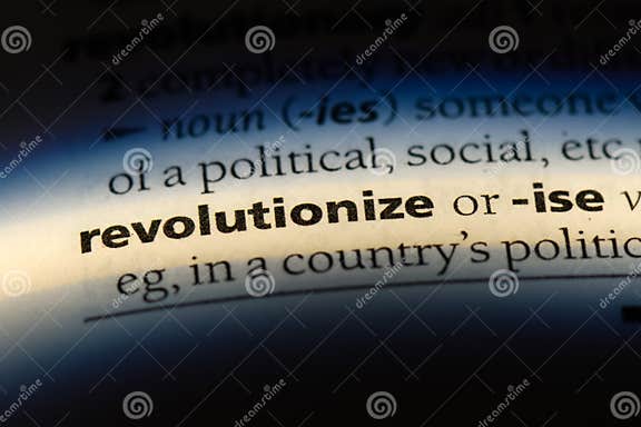 Revolutionize stock photo. Image of printed, idea, macro - 126614604