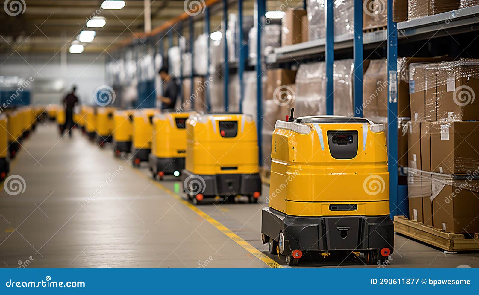 Revolutionizing Logistics: Modern Robots Working in Smart Advanced ...