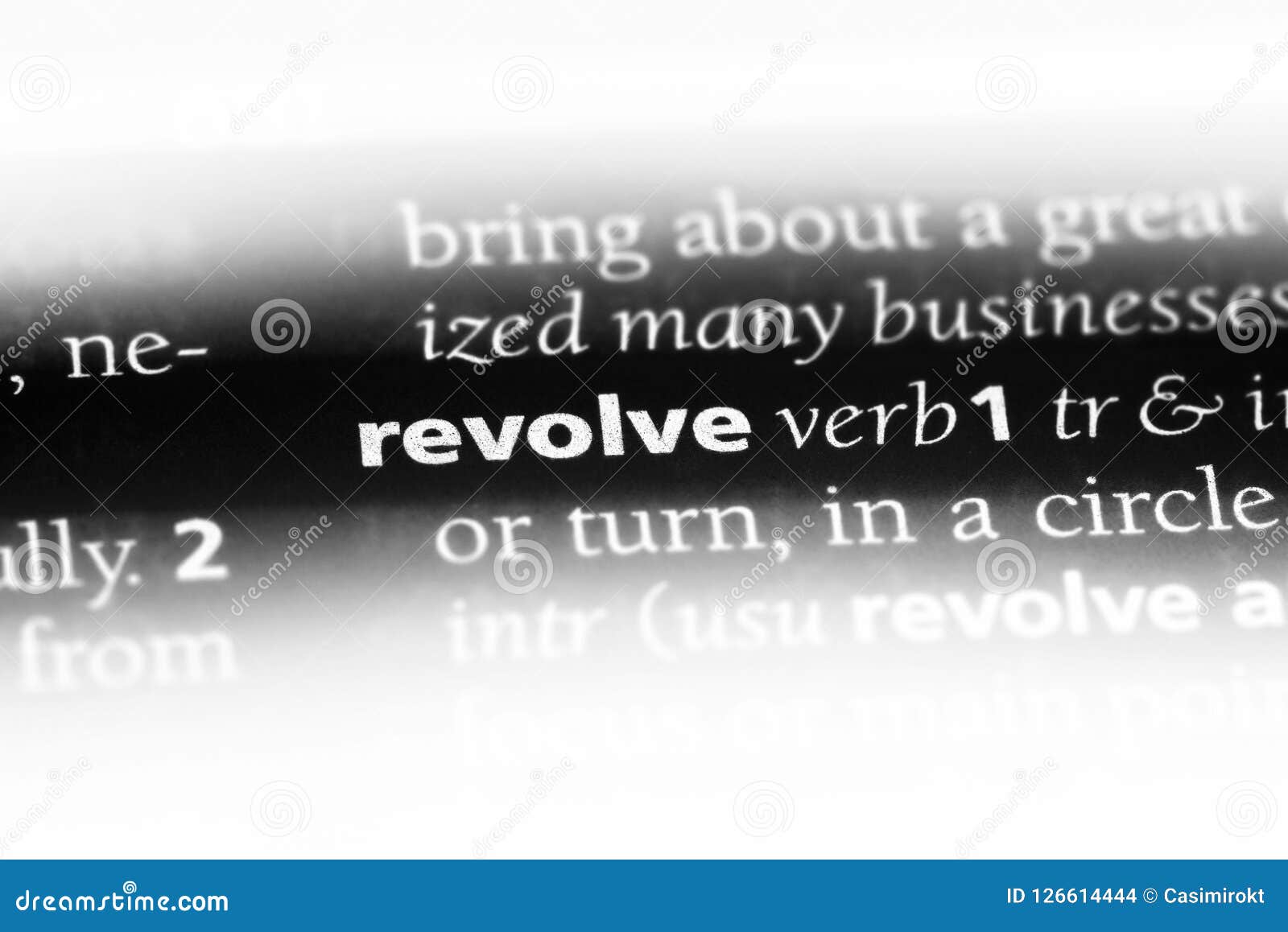 Revolve stock photo. Image of closeup, info, macro, idea - 126614444