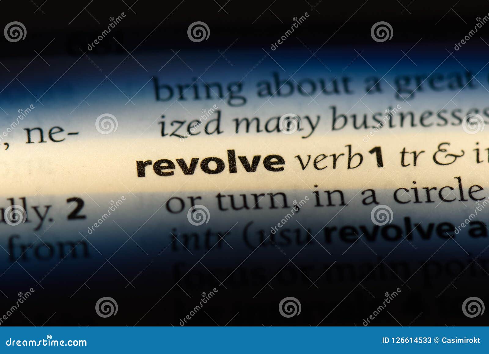 Revolve stock image. Image of paper, macro, concept - 126614533