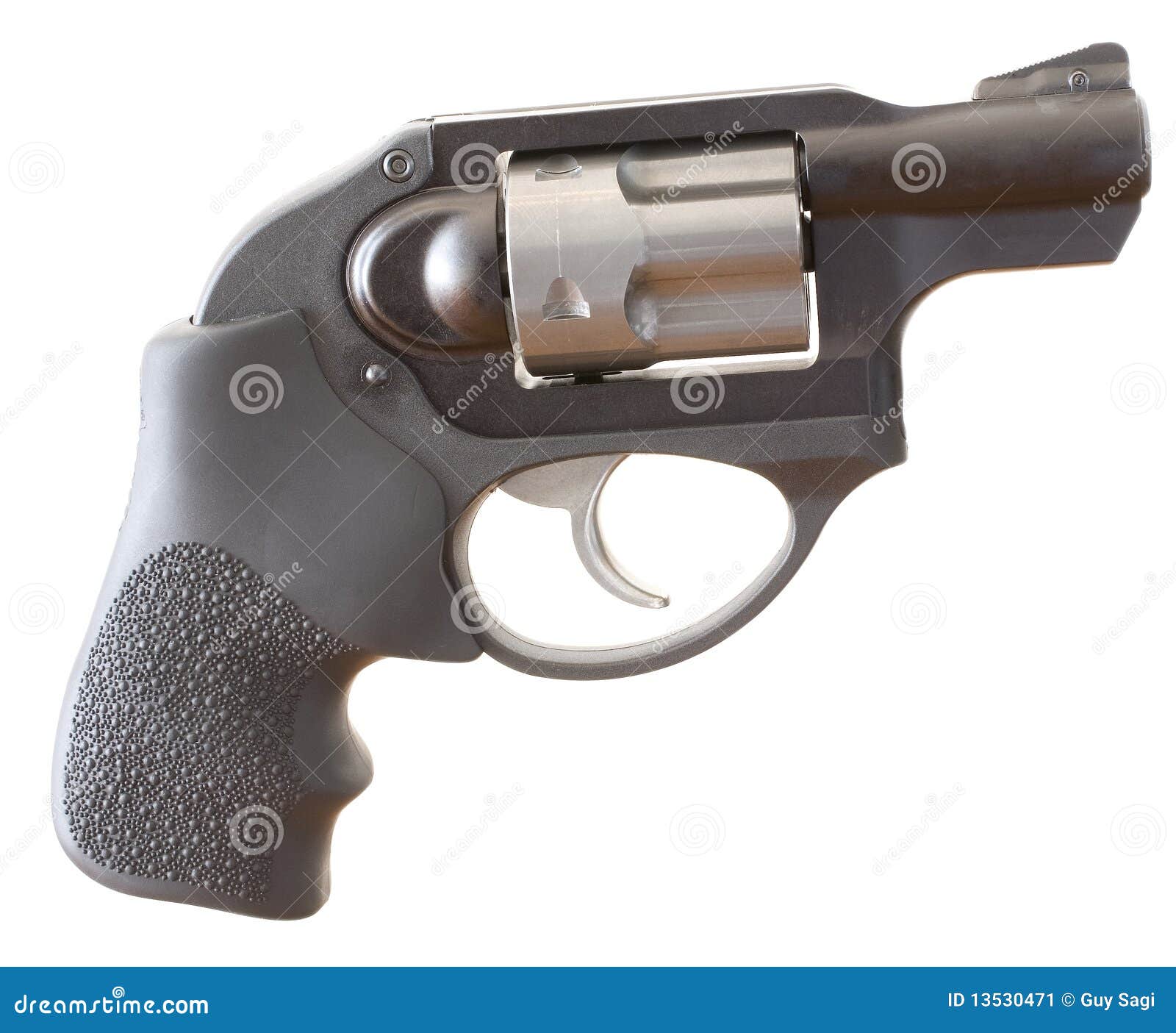 Revolver stock image. Image of handgun, pistol, silver - 13530471