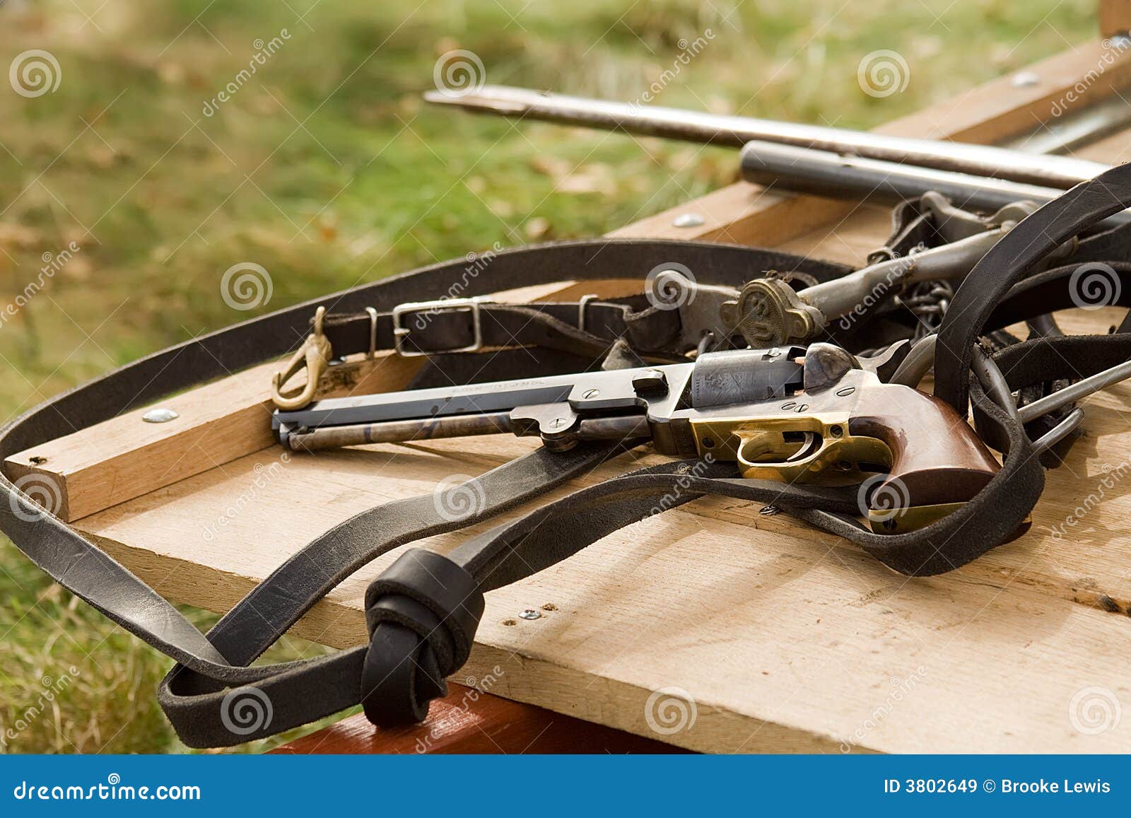 Handgun With Knot Royalty-Free Stock Photo | CartoonDealer.com #49970841