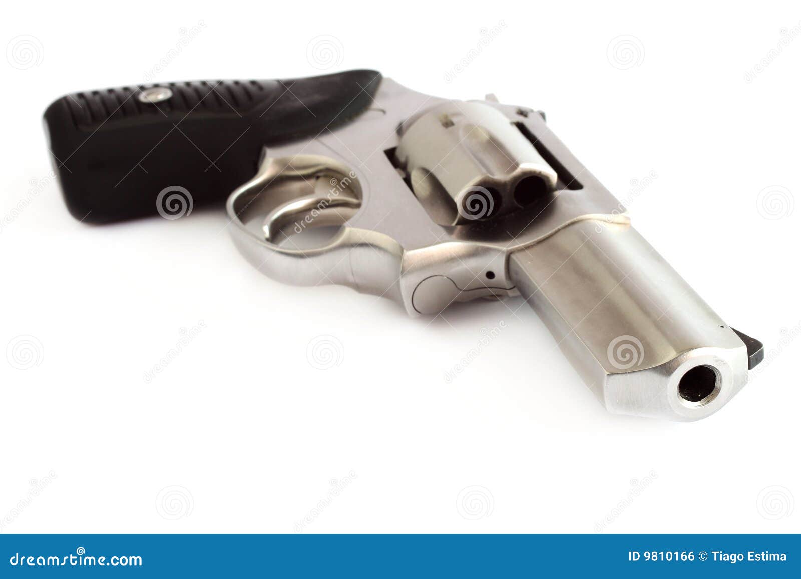 Revolver stock photo. Image of real, isolated, ammunition - 9810166