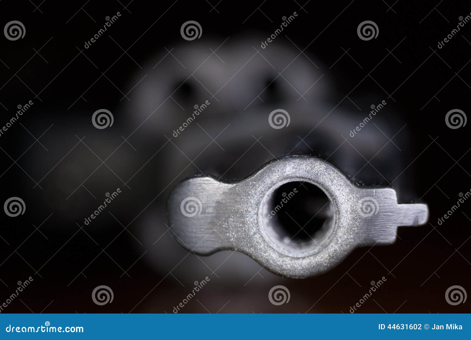 Revolver barrel stock photo. Image of defense, danger - 44631602