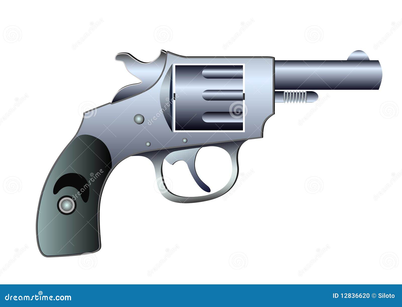 Revolver - Colt - Vector Stock Photo - Image: 12836620