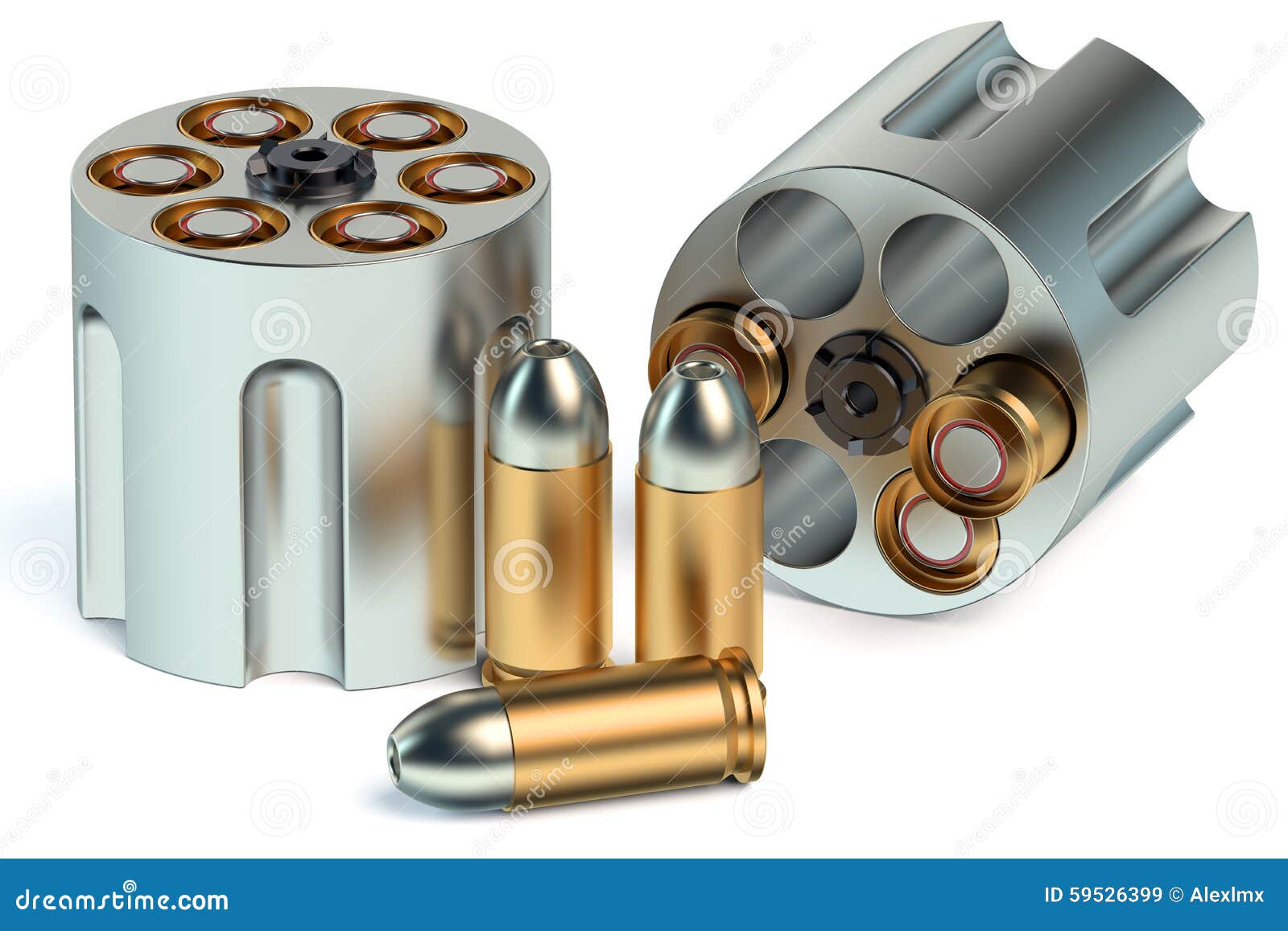 Revolver With Bullets. Gun. Wild West Clipart Icon Vector Illustration ...