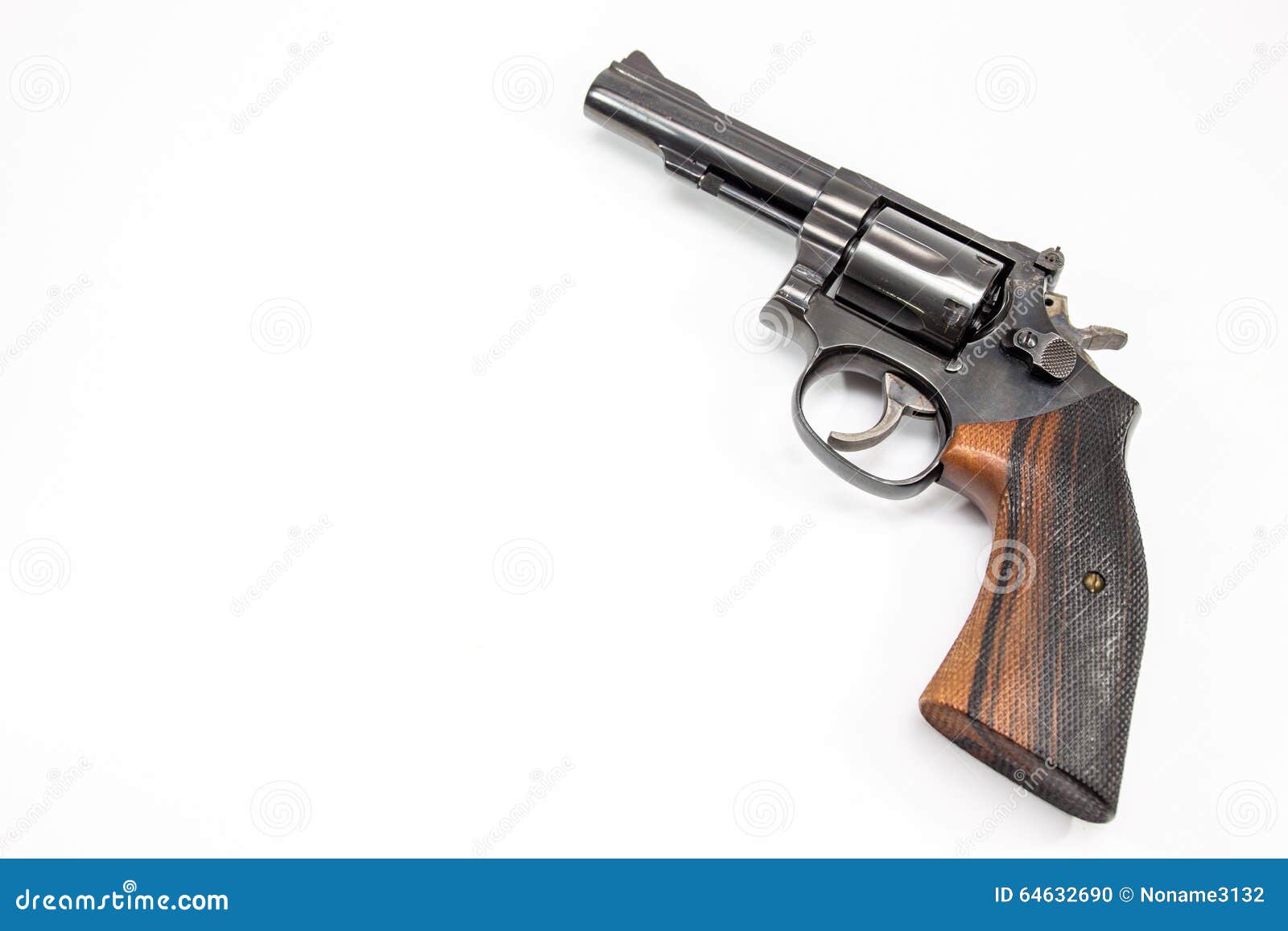 Revolver stock photo. Image of classic, security, barrel - 64632690