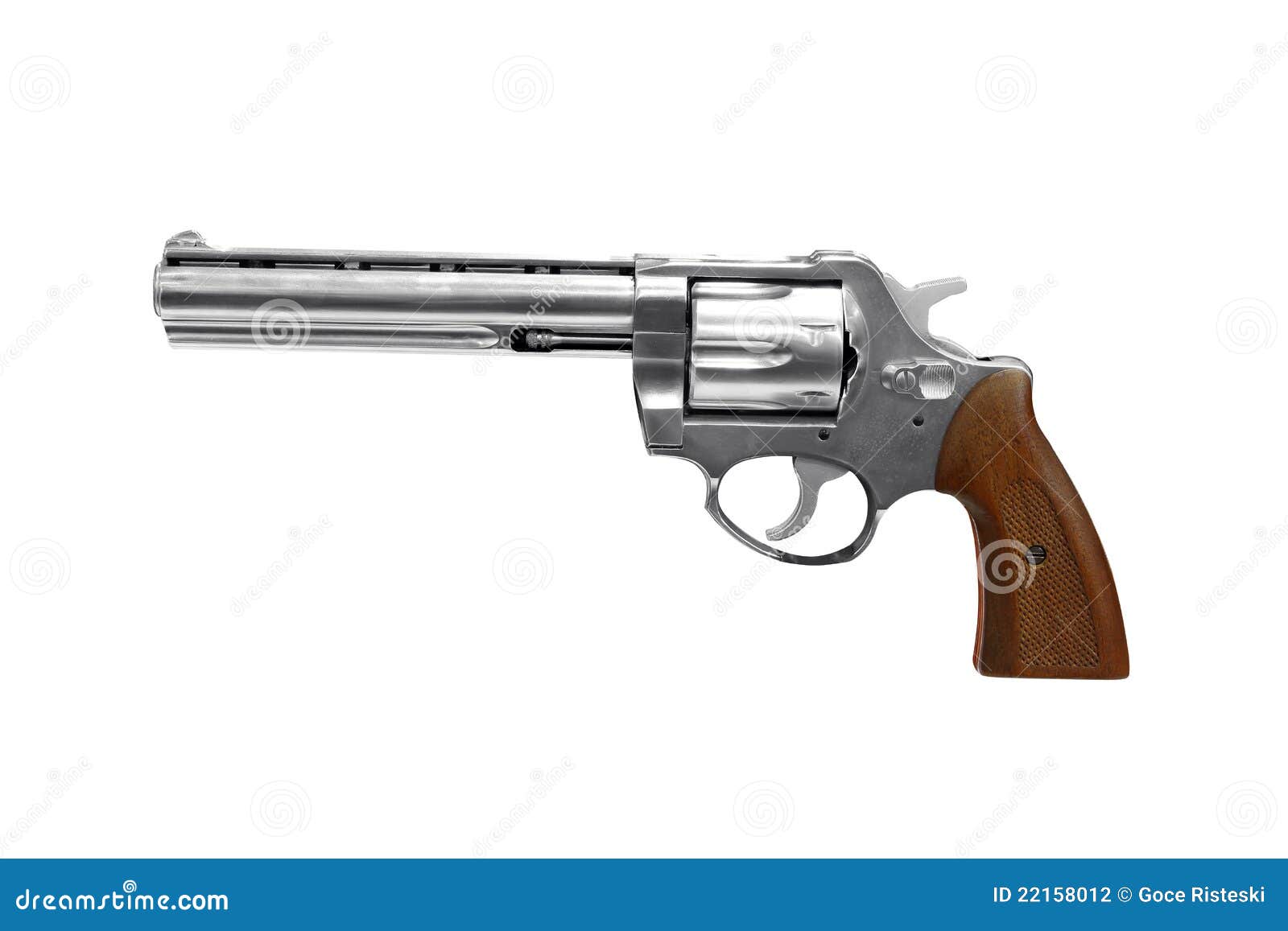 Revolver Isolated On White Stock Photo | CartoonDealer.com #22158012