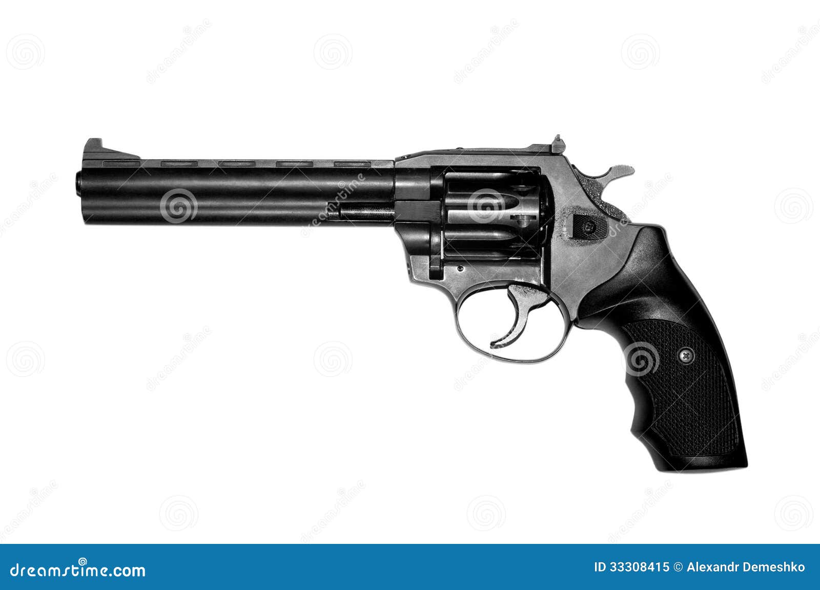 Revolver Isolated On White Stock Photo | CartoonDealer.com #22158012