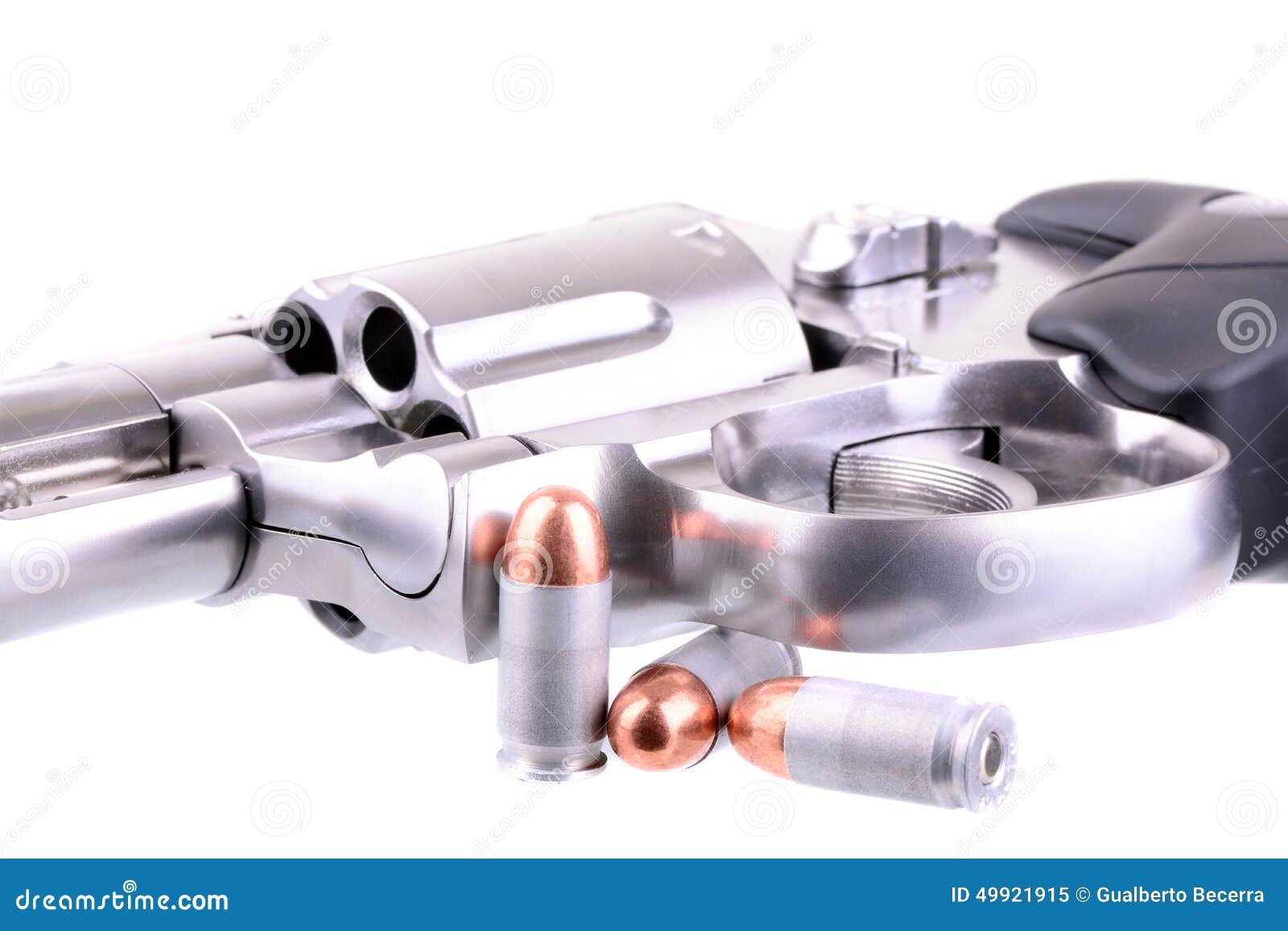 Revolver stock image. Image of danger, firearm, isolated - 49921915