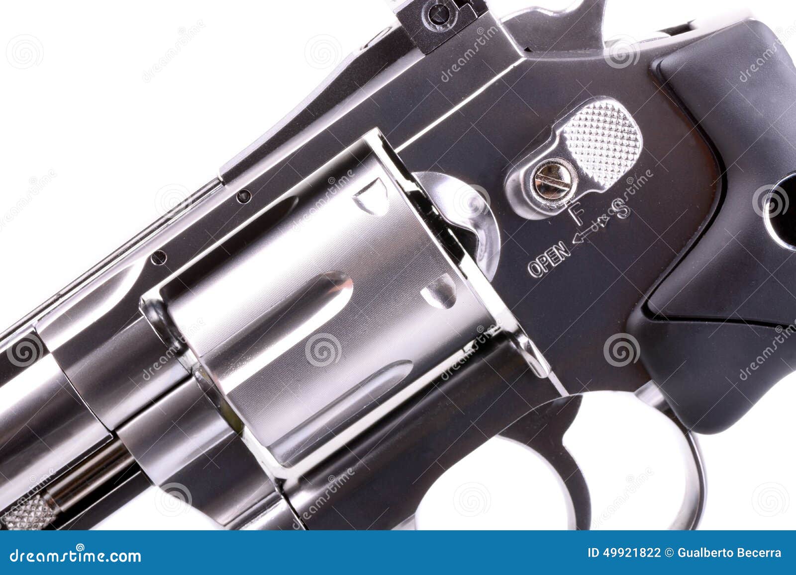 Revolver stock photo. Image of ammo, isolated, firearm - 49921822