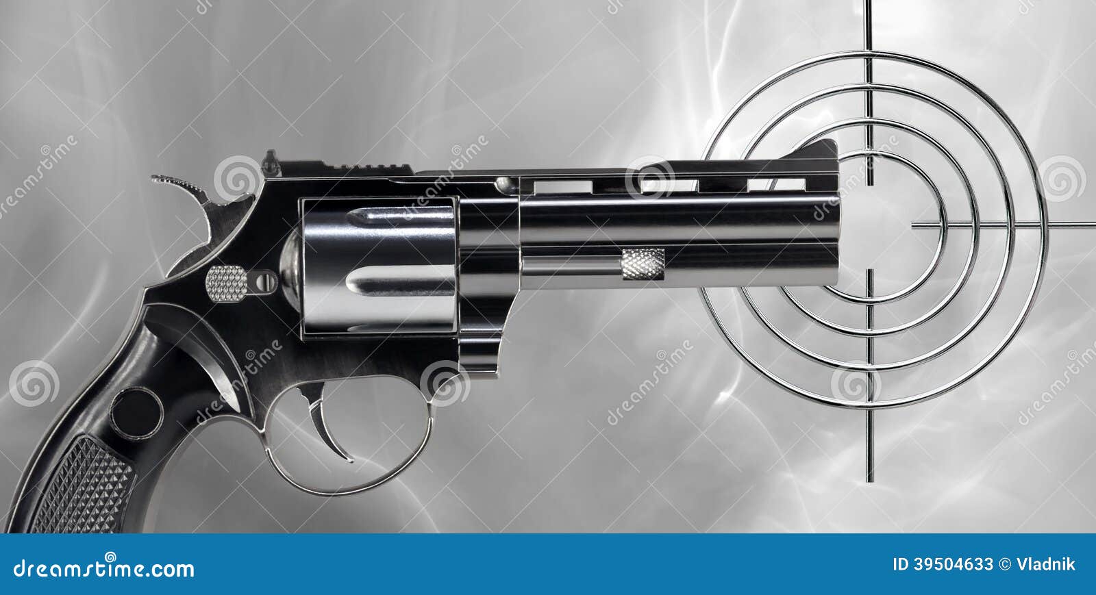 Revolver and target stock image. Image of arms, weaponry - 39504633