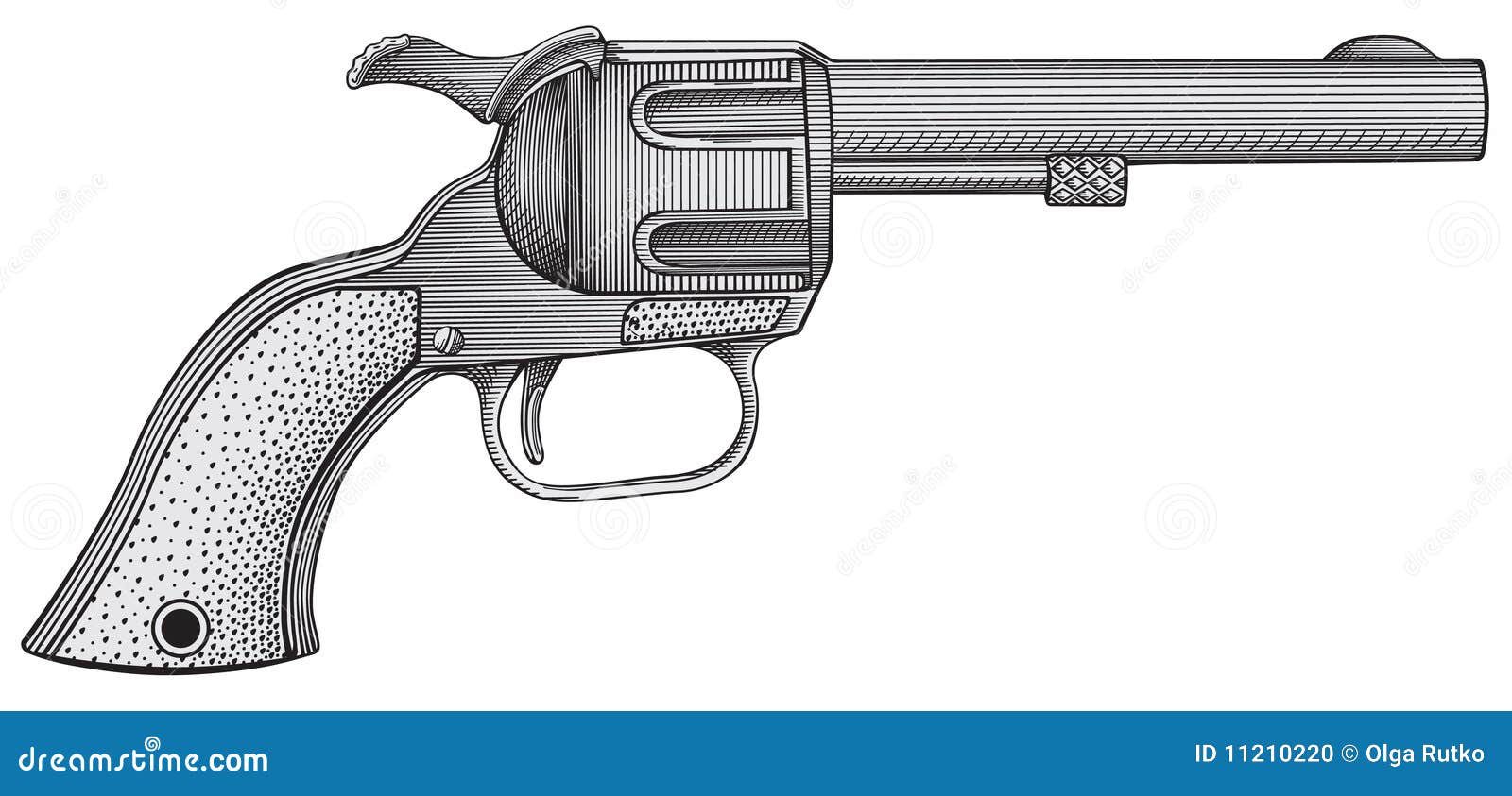 How To Create A Textured Vector Revolver Illustration