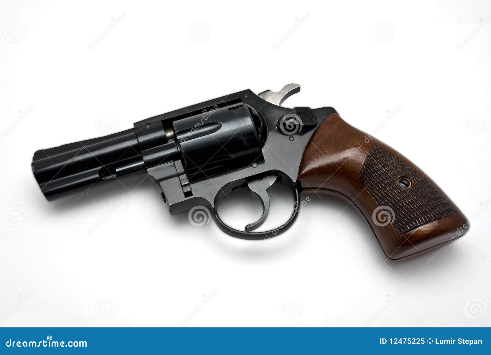 Revolver Gun With Background Concept Of Human Rights Stock Photography ...