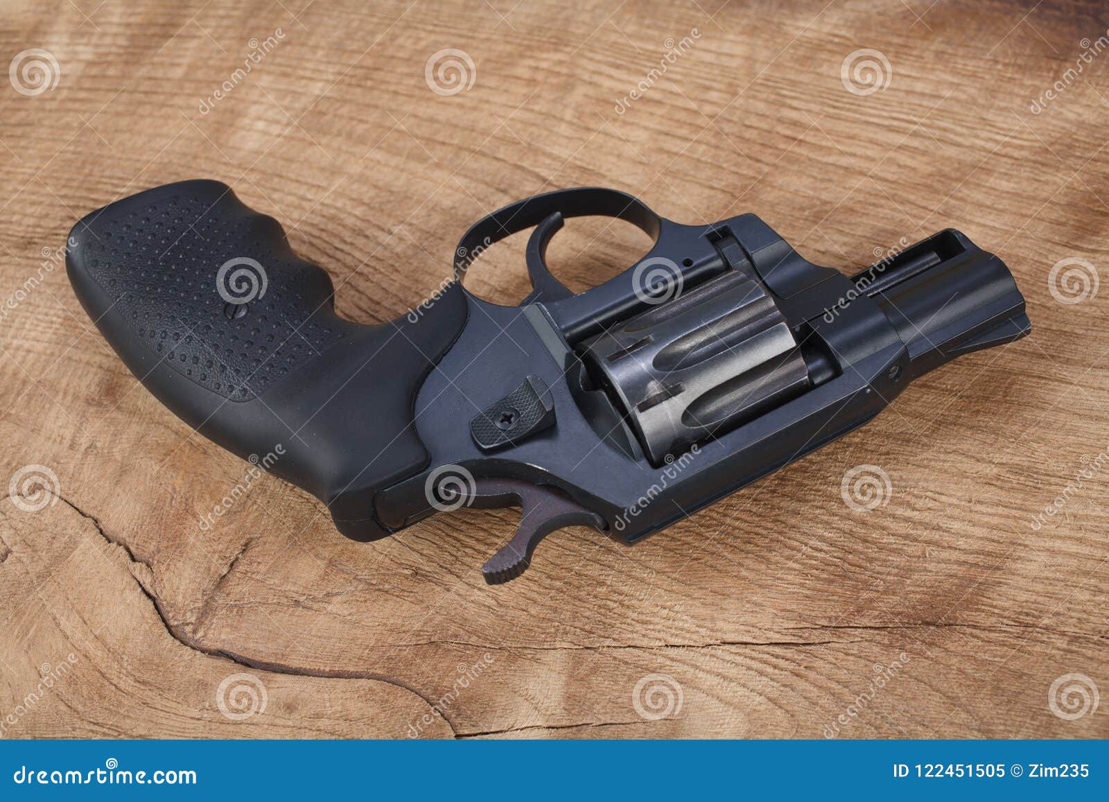 Revolver stock image. Image of caliber, single, grip - 122451505