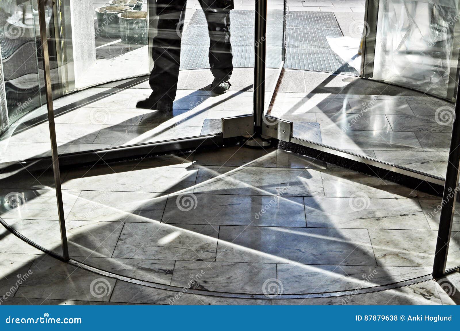 Revolving door feet stock photo. Image of city, footpath - 87879638