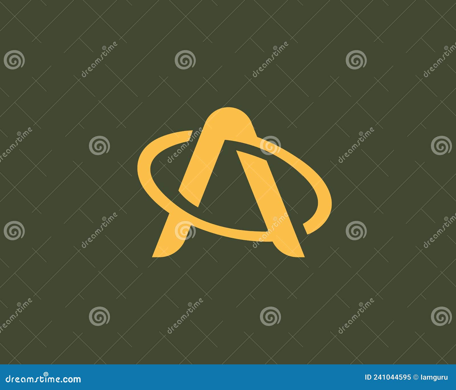 Revolving Letter a Modern Logo Icon Design Concept. Application Icon ...