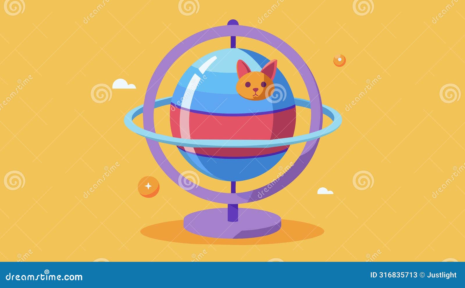 A Revolving Sphere of Entertainment for Your Feline Companion Designed ... A Revolving Sphere of Entertainment for Your Feline Companion Designed ...