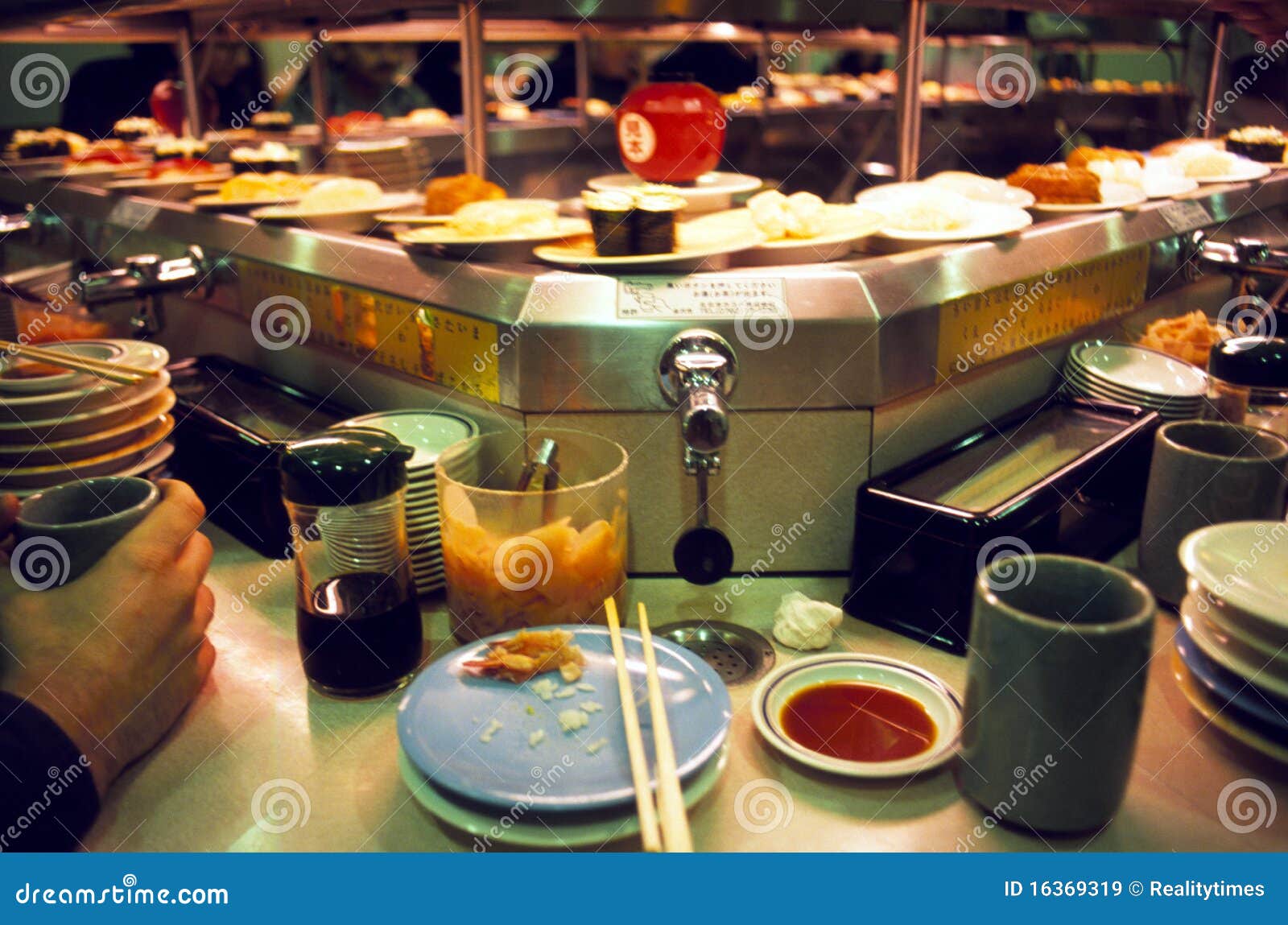 Revolving Sushi Bar in Tokyo Editorial Stock Image - Image of eating ...