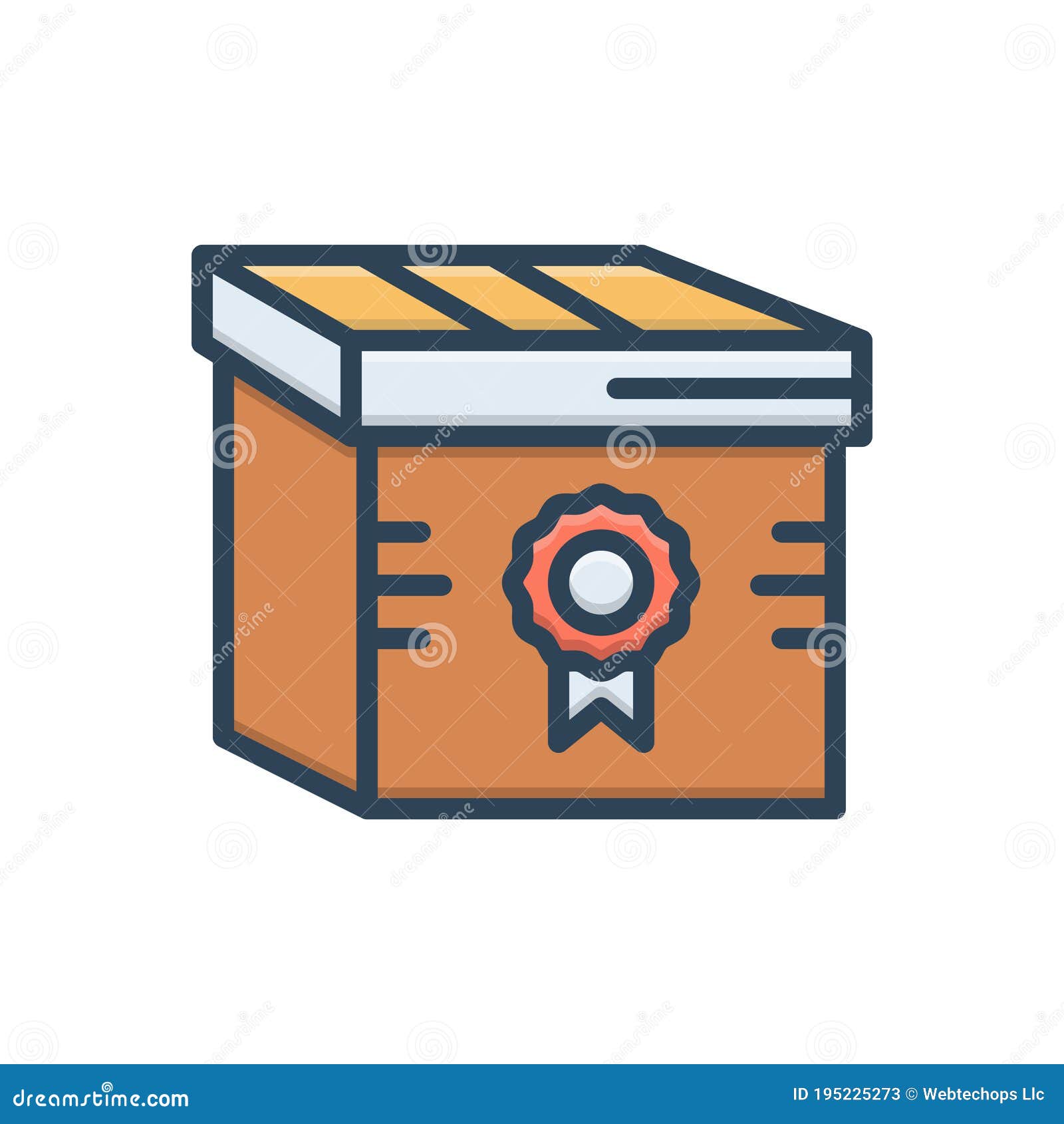 Color Illustration Icon for Reward, Prize and Bounty Stock Illustration ...